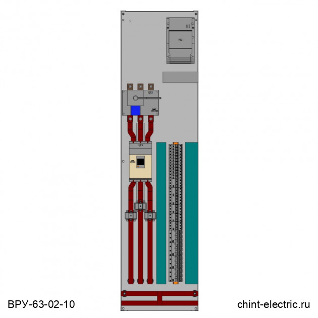 ВРУ 50А, 1 ввод, 1 секция отходящих автоматов (6х16А 3 пол.) с узлом учета 800х600х250 IP31 ...